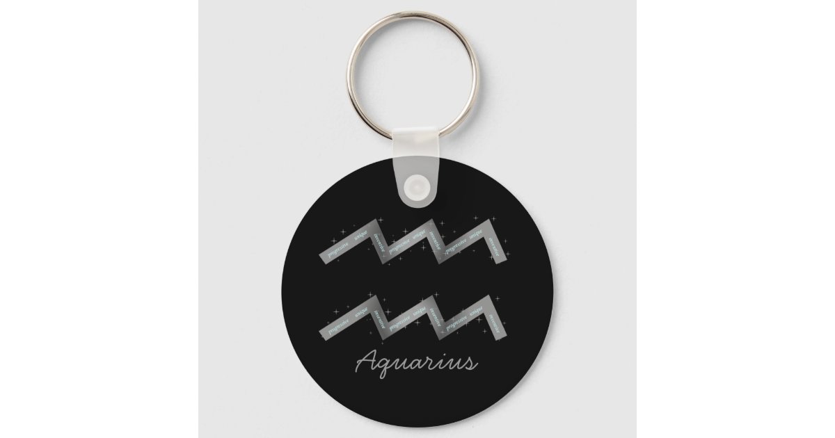 Aquarius Keychain | Zazzle