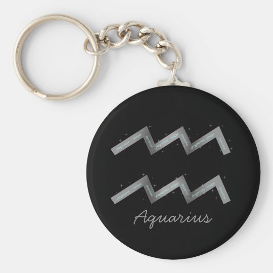 Aquarius Keychain | Zazzle.com