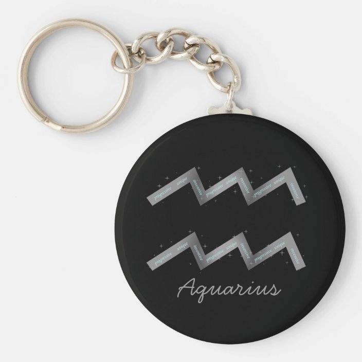 Aquarius Keychain | Zazzle.com