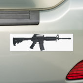 AR15 assault rifle Bumper Sticker | Zazzle