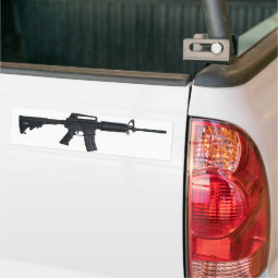 AR15 assault rifle Bumper Sticker | Zazzle