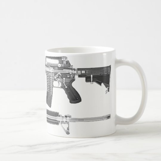 AR-15 CT scan/X-RAY DETAILED IMAGE Coffee Mug | Zazzle.com