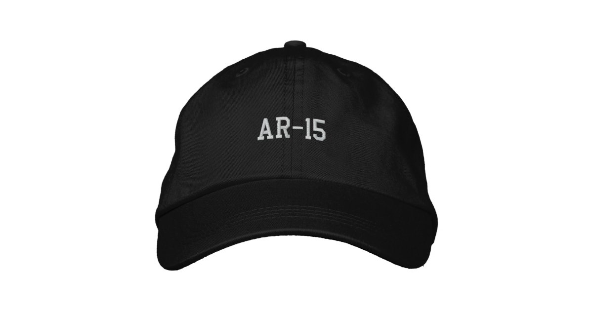 AR-15 EMBROIDERED BASEBALL HAT | Zazzle
