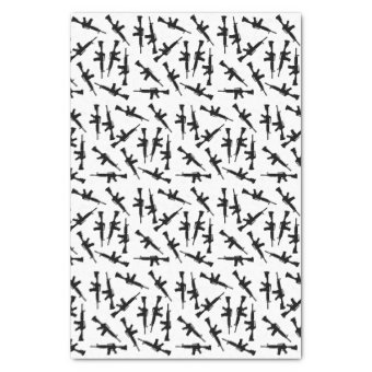 AR-15 mosaic tissue paper | Zazzle