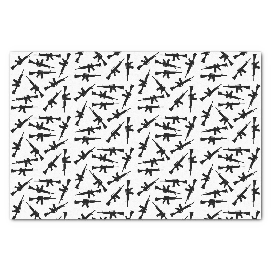 AR-15 mosaic tissue paper | Zazzle