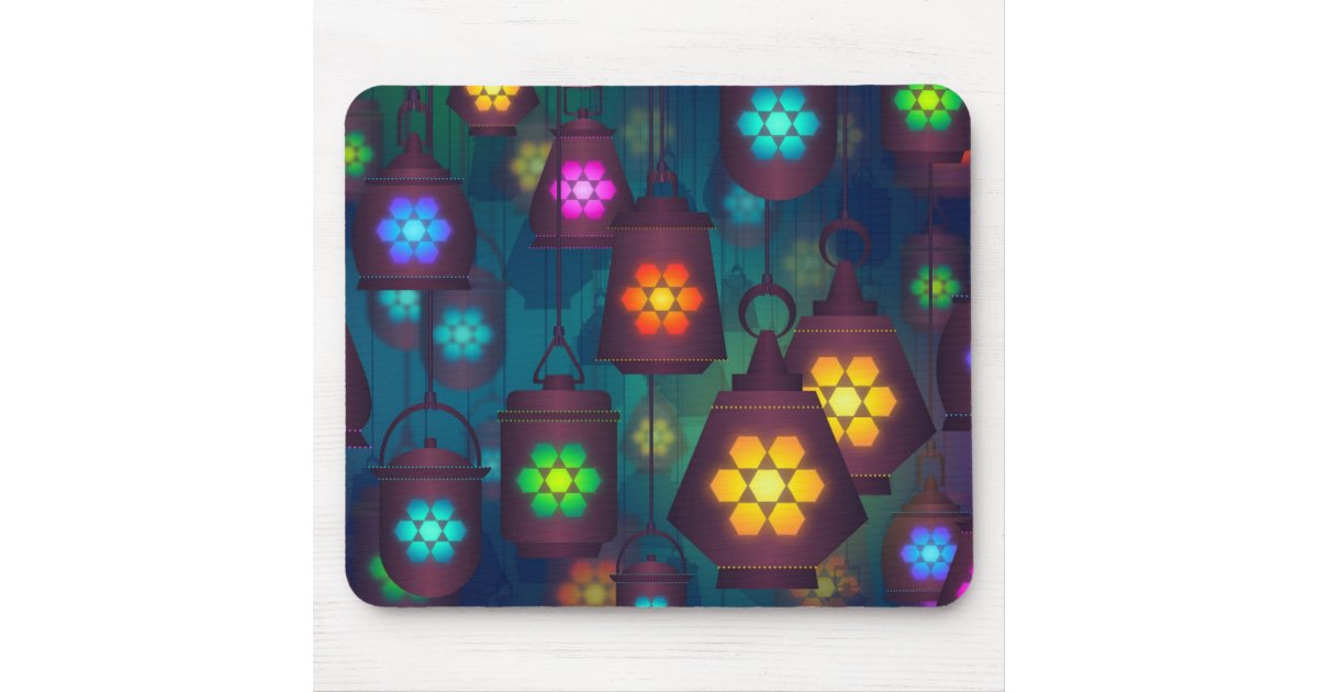 Arabian Lanterns Middle Eastern design Mouse Pad | Zazzle