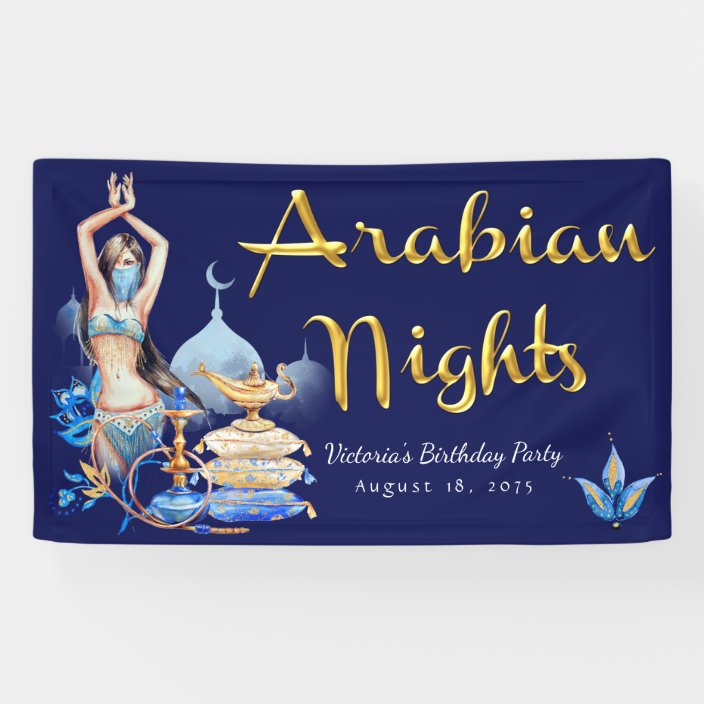 Arabian Nights Banner | Zazzle.com