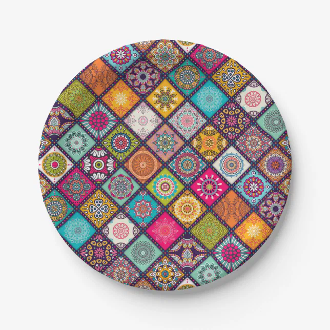 Arabian nights theme Moroccan dinner party Paper Plates | Zazzle