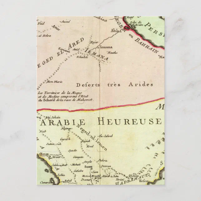 Arabian Peninsula, Saudi Arabia Postcard | Zazzle