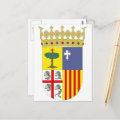 Aragón Coat of Arms Official Spain Symbol Heraldry Postcard | Zazzle