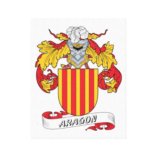 Aragon Family Crest Canvas Print | Zazzle.com