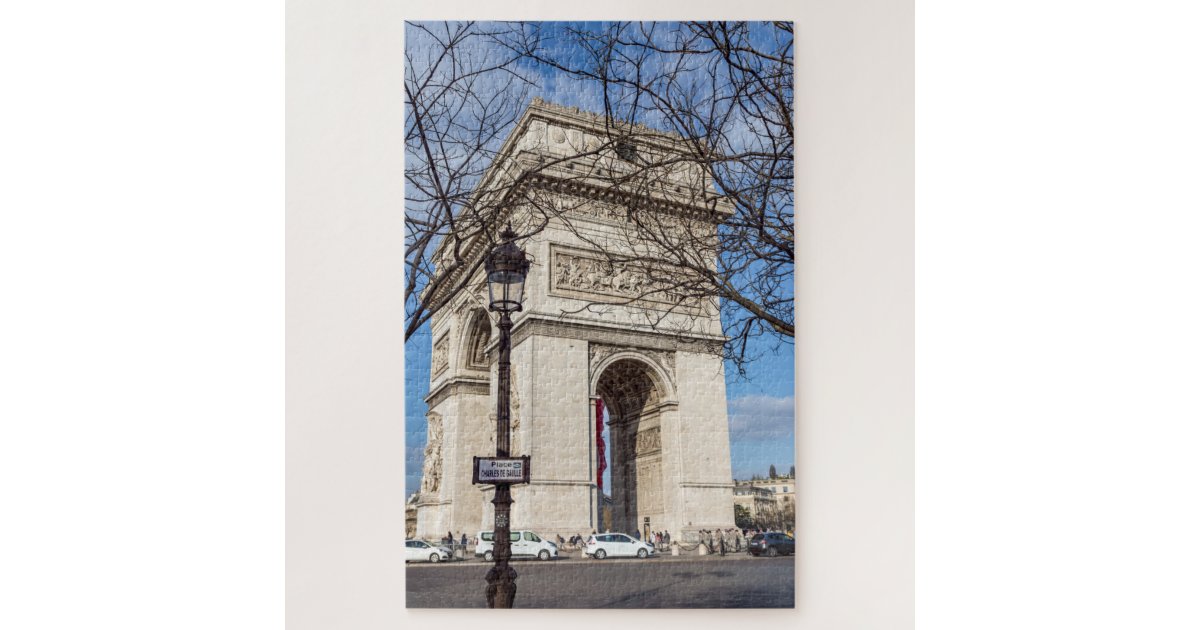 Arc de Triomphe in Paris, France Jigsaw Puzzle | Zazzle