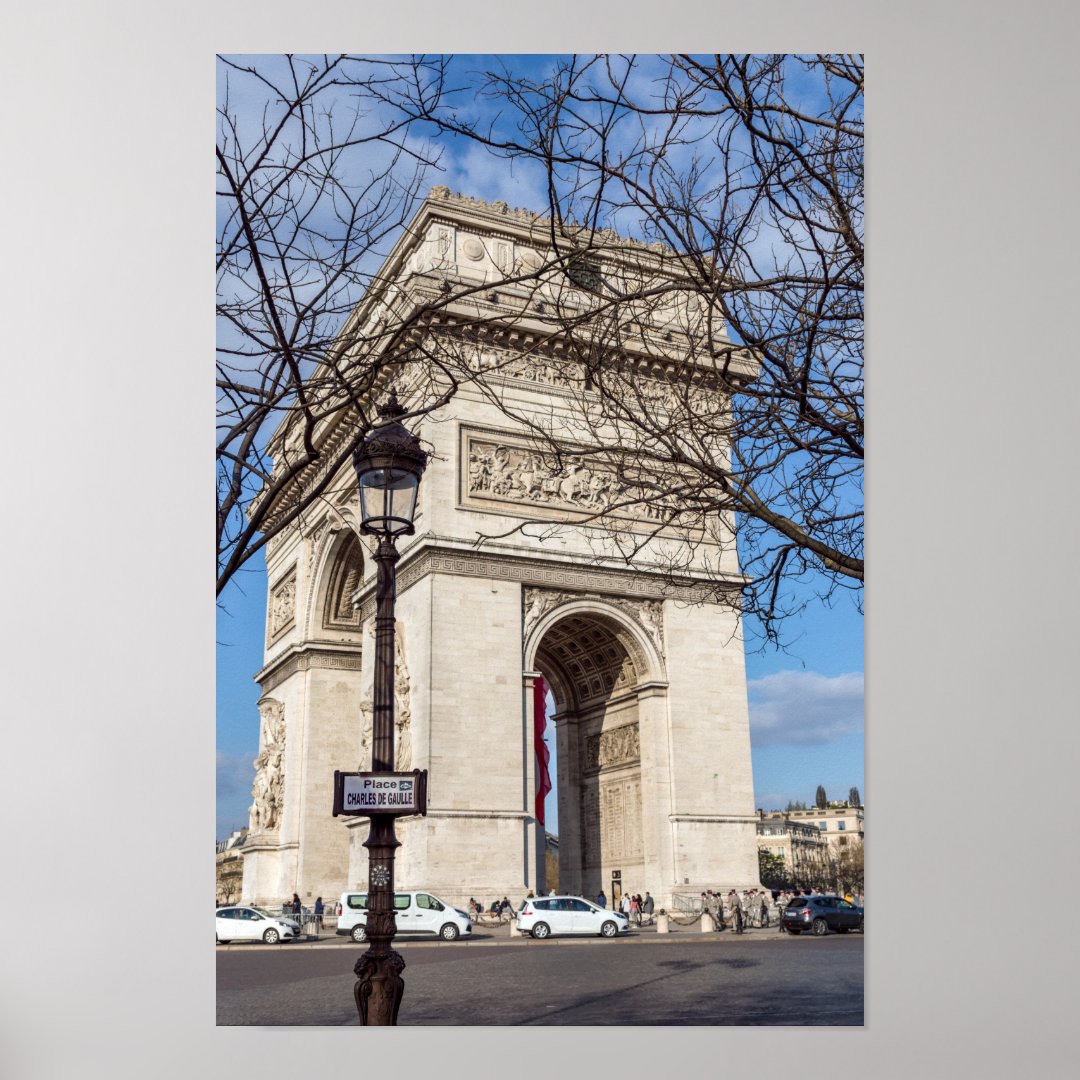 Arc de Triomphe in Paris, France Poster | Zazzle