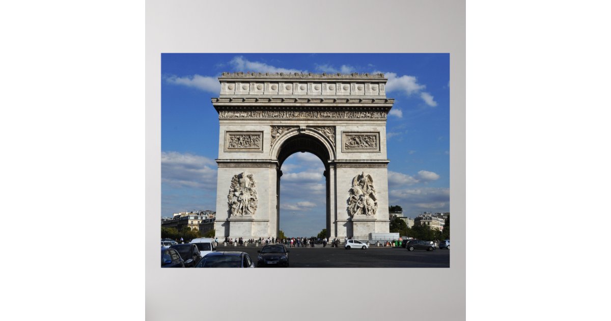 Arc de Triomphe Paris France Poster | Zazzle