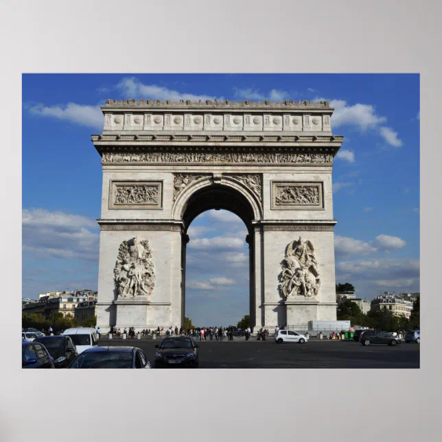 Arc de Triomphe Paris France Poster | Zazzle