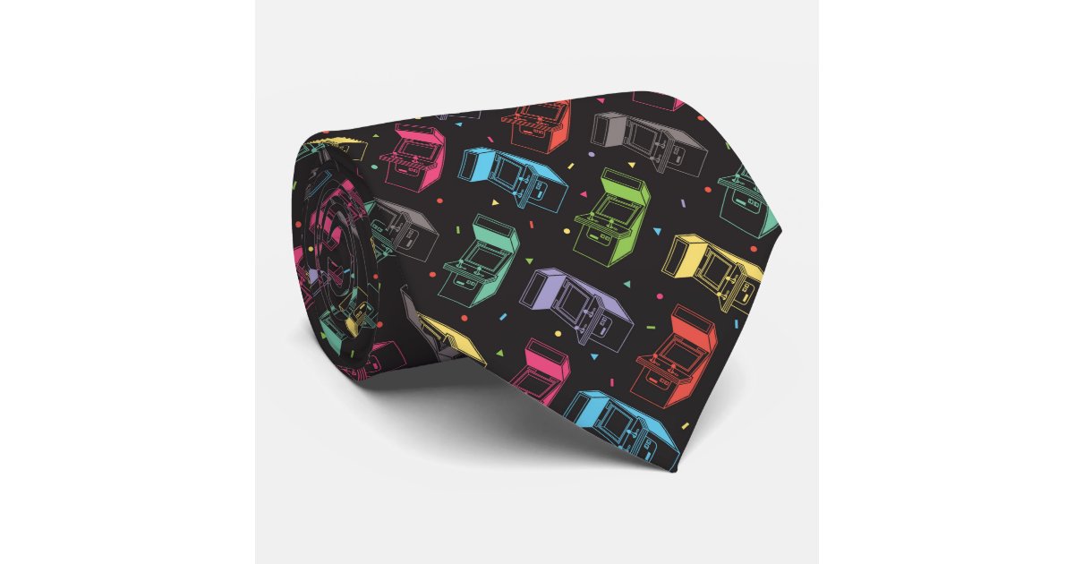 Arcade Gamer Tie | Zazzle