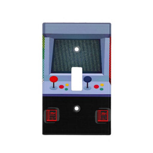 Arcade Video Game Joystick Buttons Cool Light Switch Cover | Zazzle