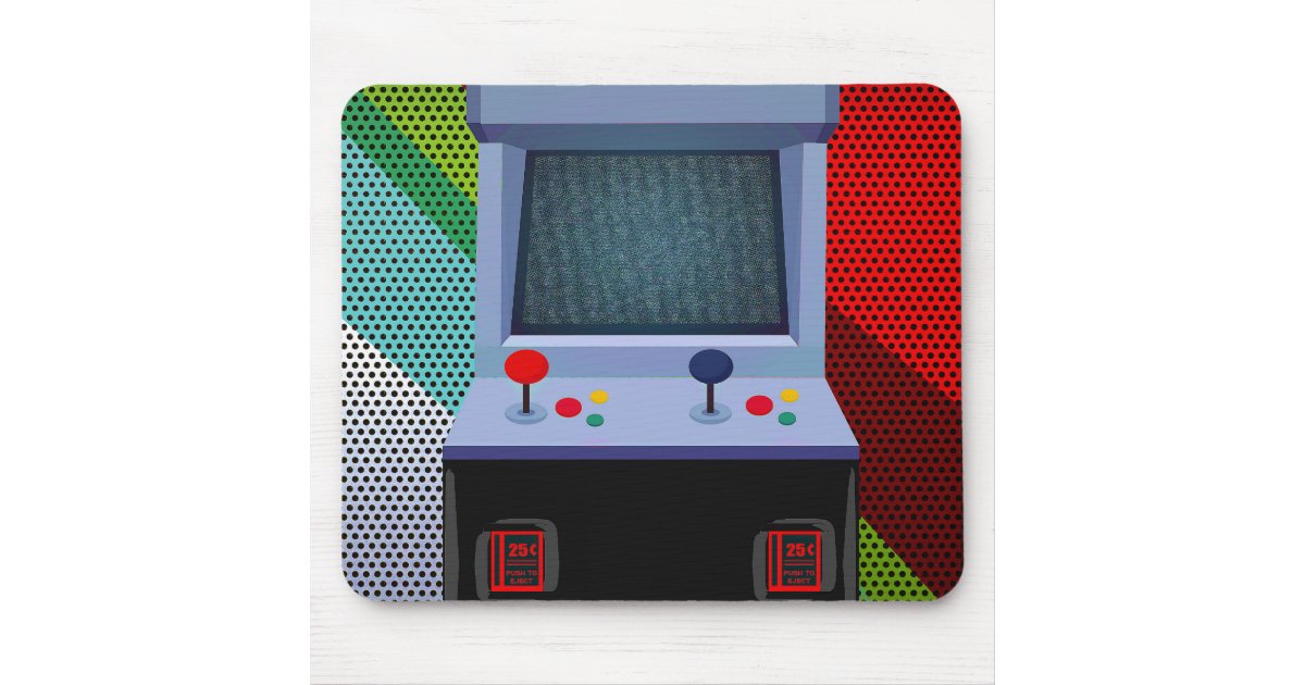 Arcade Video Game Joystick Personalized Bedroom Mouse Pad | Zazzle