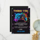 Arcade Video Game Level Up Birthday Thank You Card | Zazzle