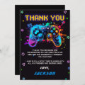 Arcade Video Game Level Up Birthday Thank You Card | Zazzle