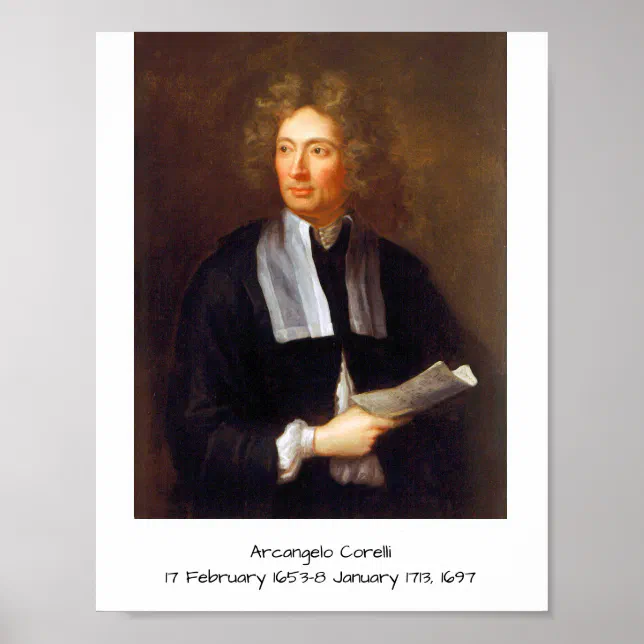 Arcangelo Corelli 1697 Poster | Zazzle