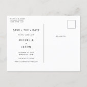 Arch calendar photo Save the Date Invitation Postcard | Zazzle