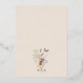 Arch Floral Wedding Invitation Foil Invitation | Zazzle