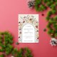 Arch Floral Wedding Invitation Foil Invitation | Zazzle