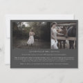 Arch | Gray Class of 2024 Multi Photo Graduation Announcement | Zazzle