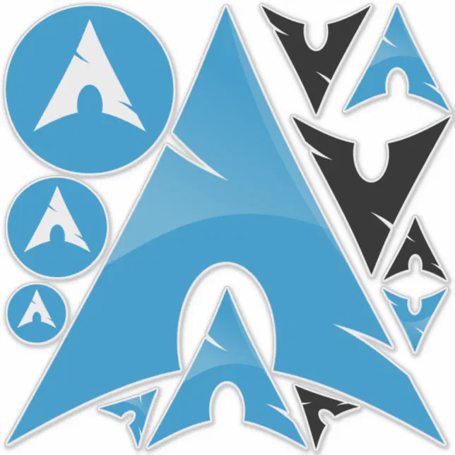 Arch icon stickers - 12ct | Zazzle