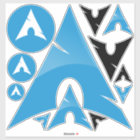 Arch icon stickers - 12ct | Zazzle