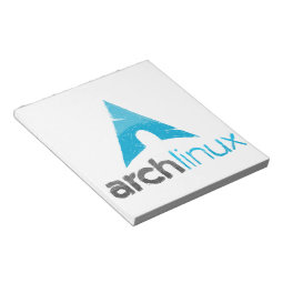 Arch Linux Logo Notepad | Zazzle