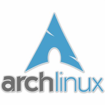 Arch Linux Logo Sticker | Zazzle