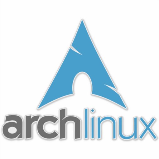 Arch Linux Logo Sticker | Zazzle