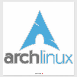 Arch Linux Logo Sticker | Zazzle