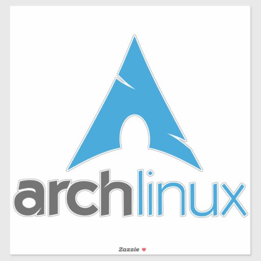 Arch Linux Logo Sticker | Zazzle
