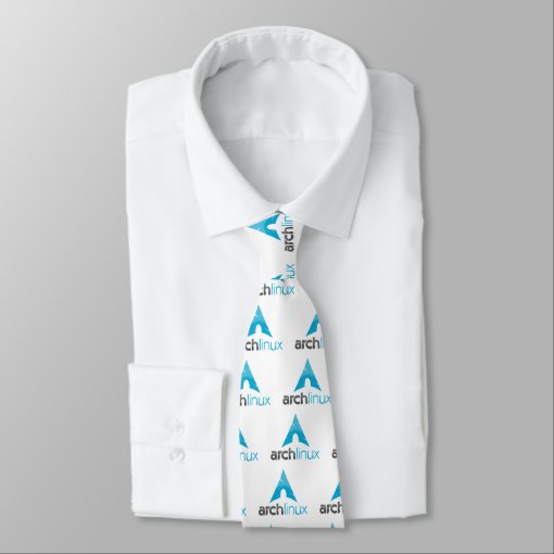 Arch Linux Logo Tie | Zazzle
