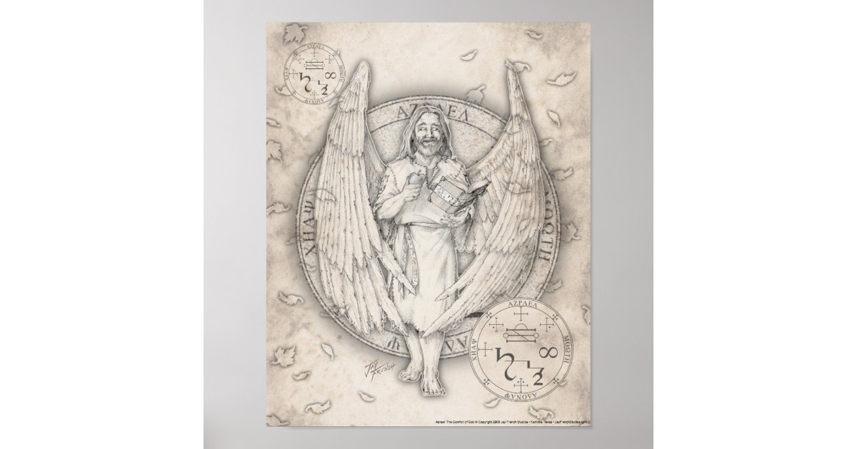 Archangel Azrael Print | Zazzle