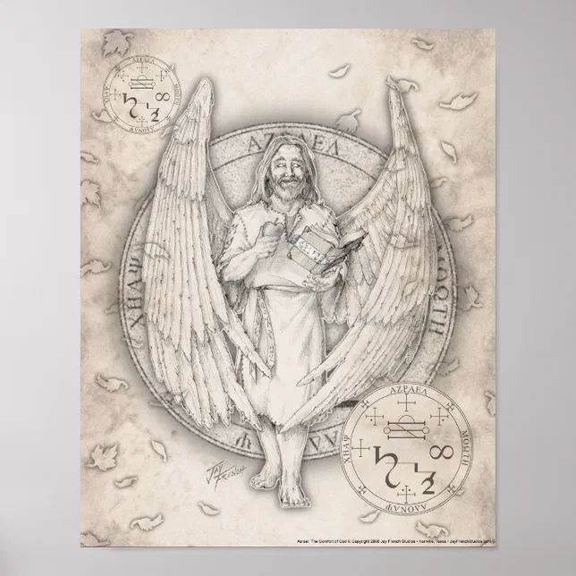 Archangel Azrael Print | Zazzle