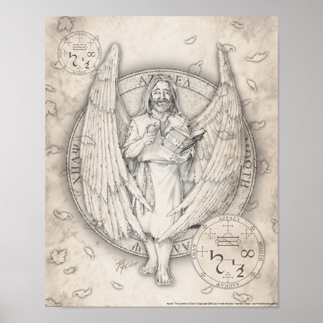 Archangel Azrael Print | Zazzle