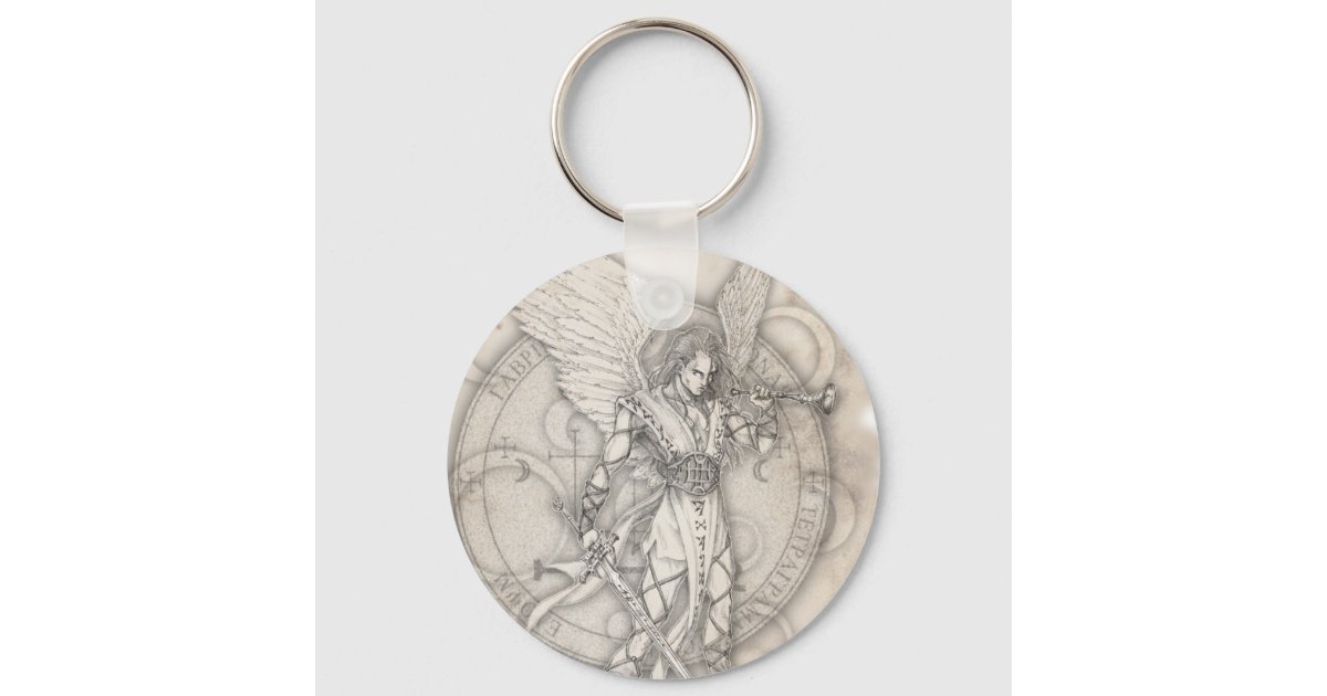 Archangel Gabriel Keychain | Zazzle