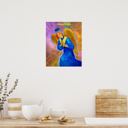 Archangel Gabriel Poster 16"x20" | Zazzle