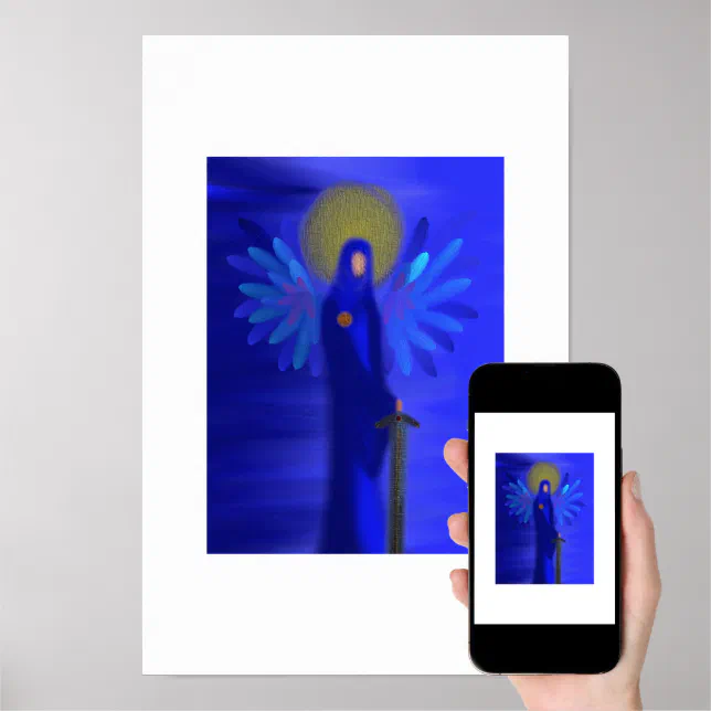 Archangel Michael - Divine Protection Poster | Zazzle