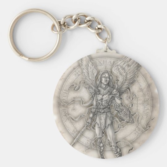 Archangel Michael Keychain | Zazzle.com