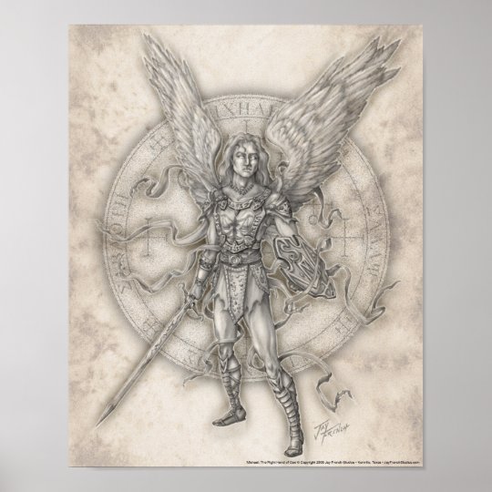 Archangel Michael Print | Zazzle.com