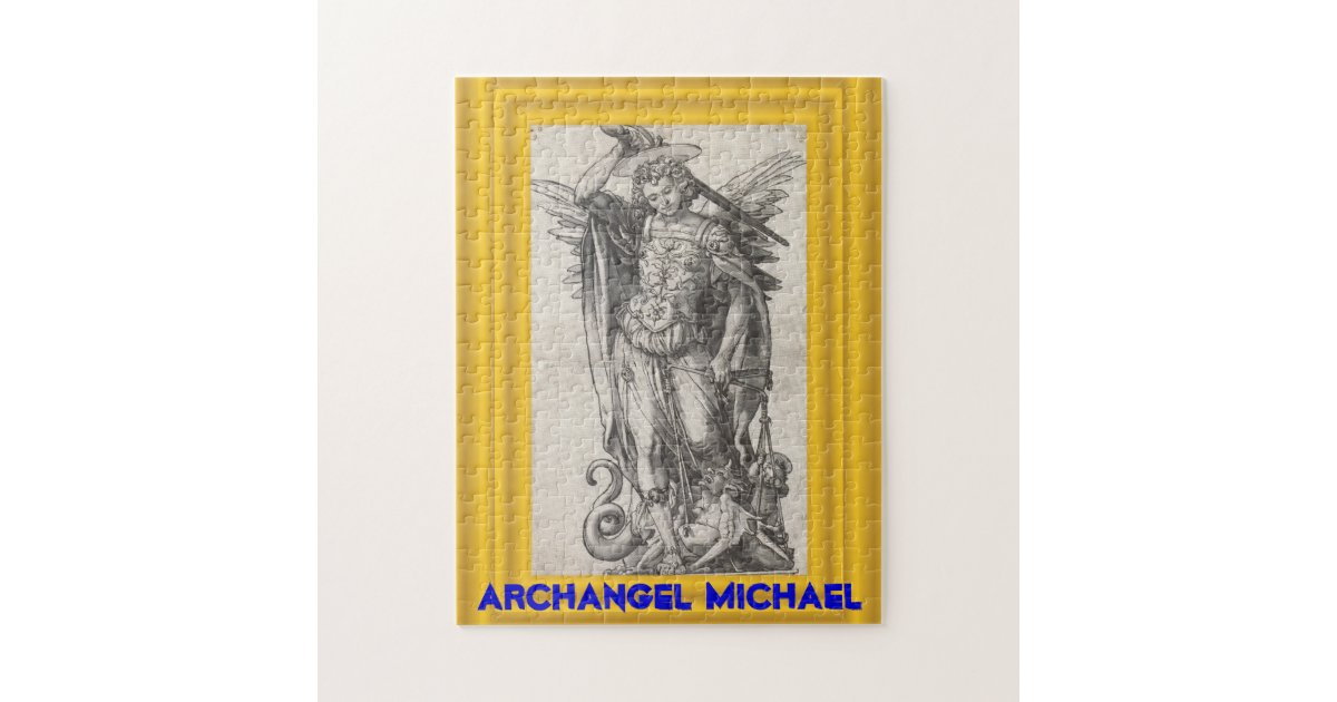 Archangel Michael puzzle | Zazzle