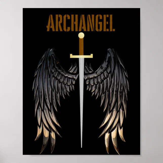 ARCHANGEL SWORD POSTER | Zazzle