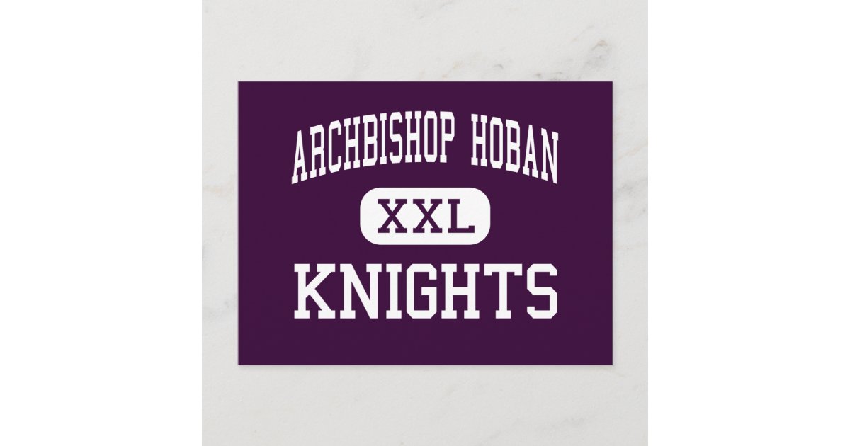 Archbishop Hoban - Knights - High - Akron Ohio Postcard | Zazzle