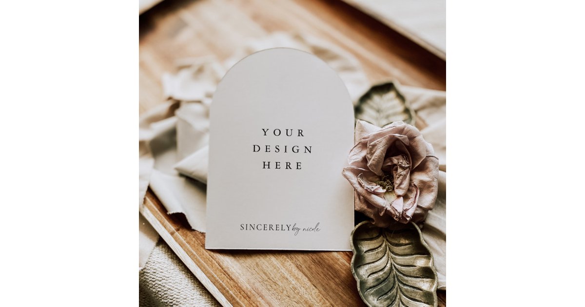 Arched Invitation Printing | Zazzle