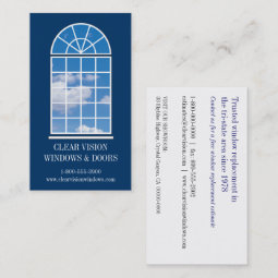 Arched Window Business Card | Zazzle